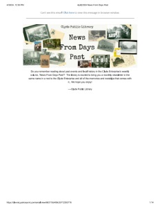 Home Page | Clyde Public Library